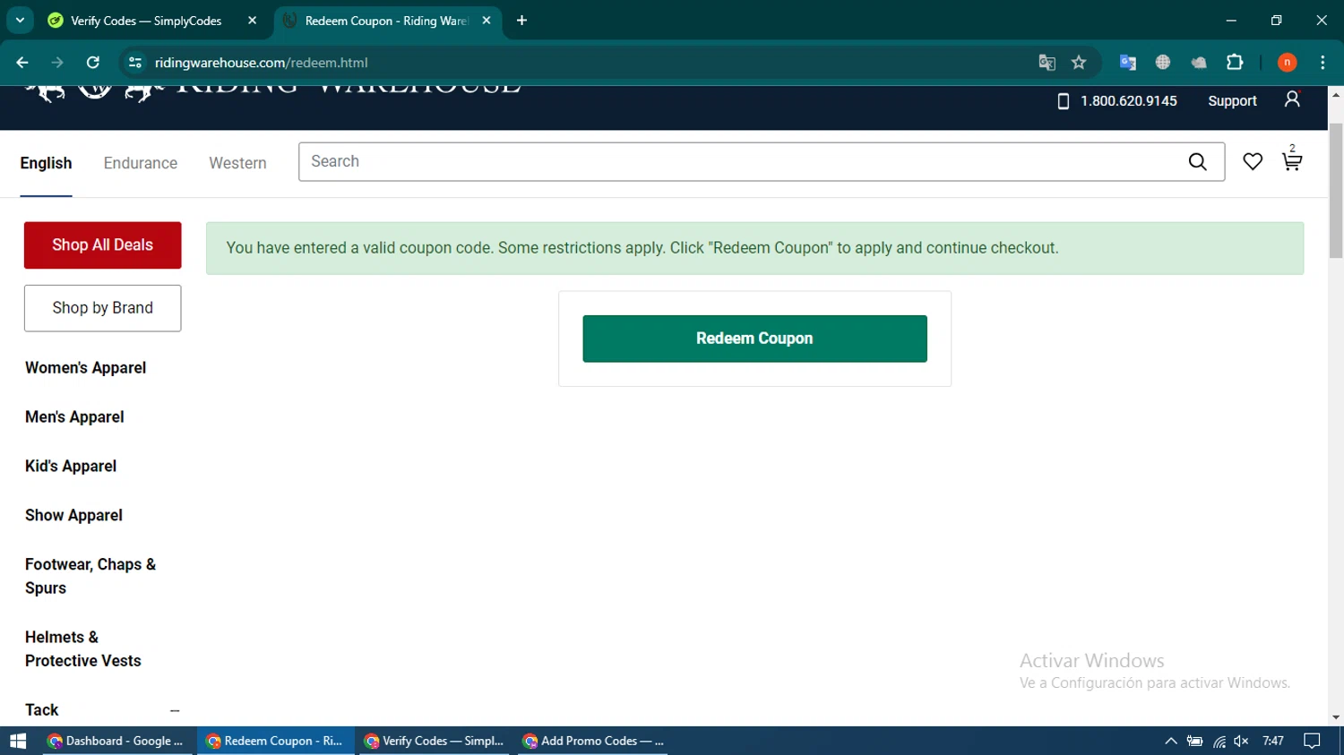 Riding Warehouse Coupons - 10% Off | September 2024