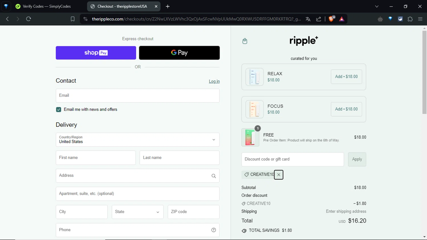 ripple+ Promo Codes – 20% Off | May 2024
