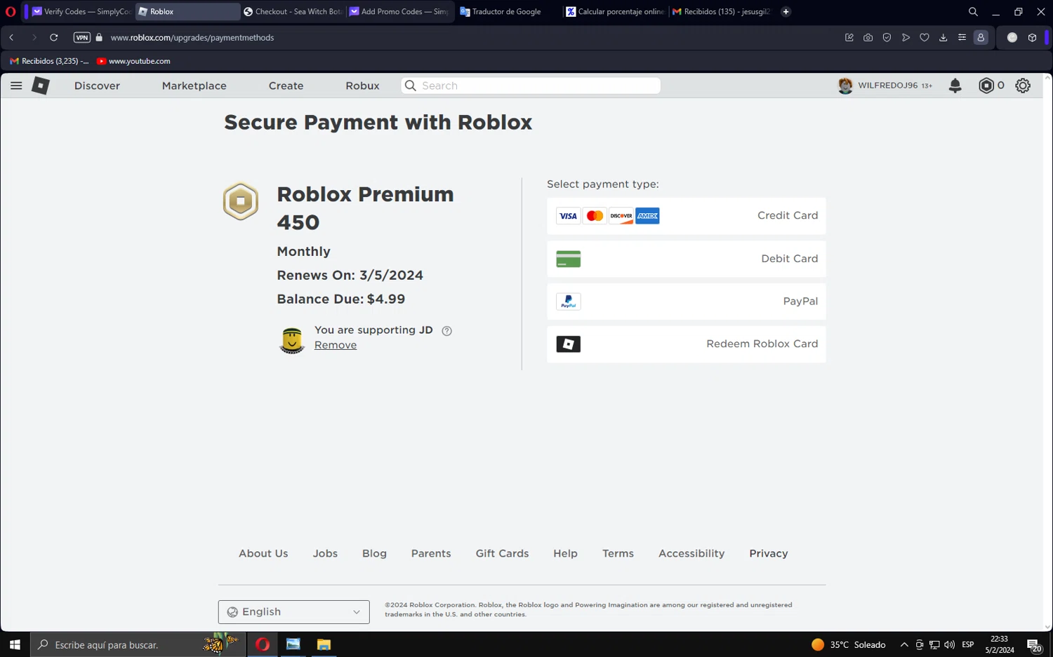 Roblox Promo Codes - 5% Off | September 2024