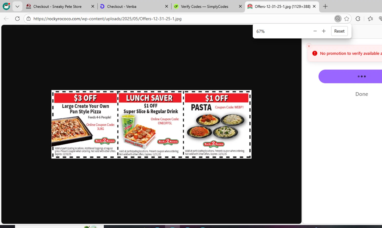 Rocky Rococo Promo Codes - 20% Off (3 Verified) Dec 2025