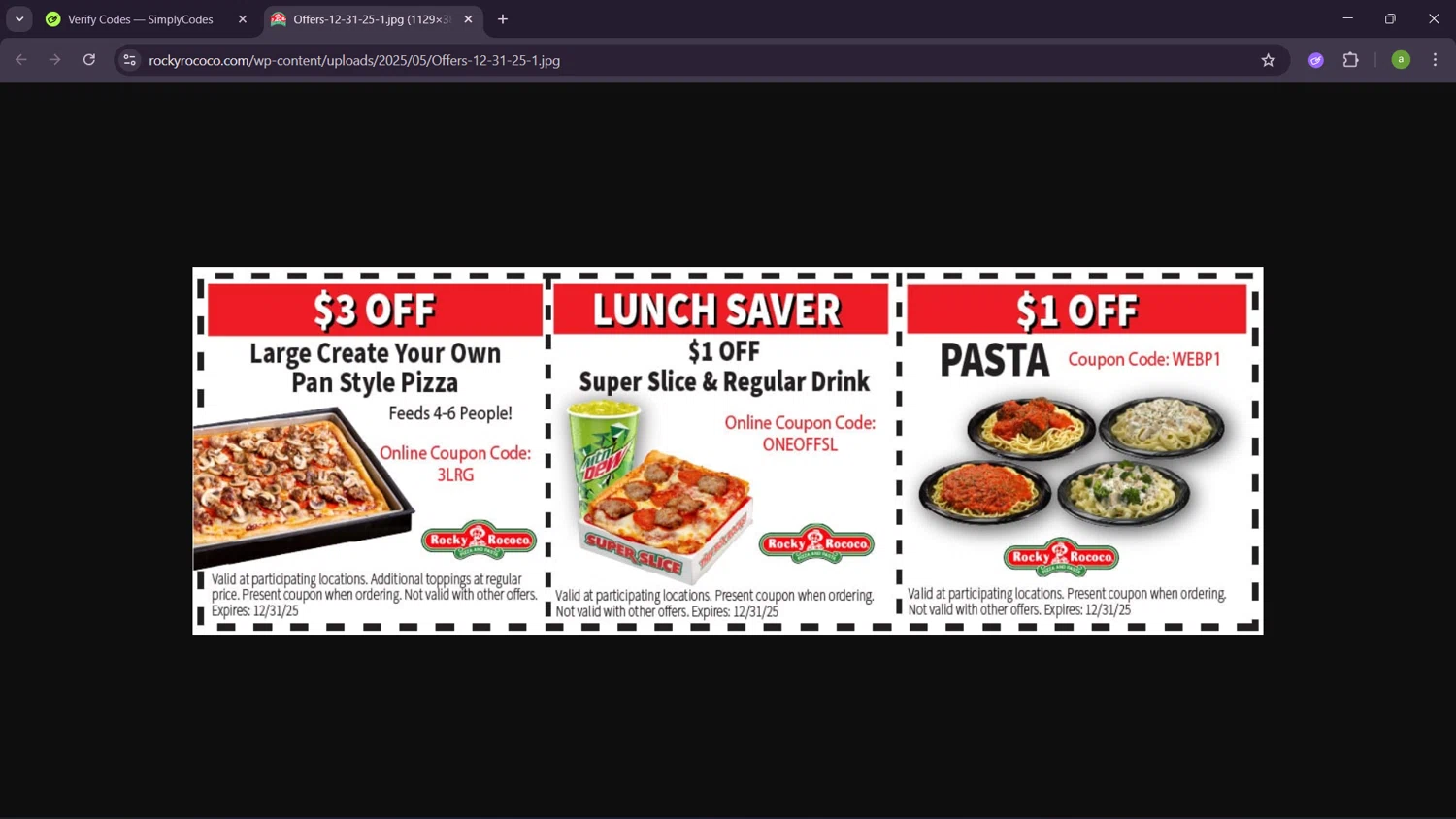 Rocky Rococo Promo Codes - 20% Off (Verified) Oct 2025