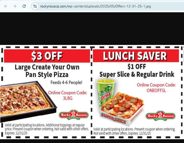 Rocky Rococo Promo Codes - 20% Off (Verified) Oct 2025