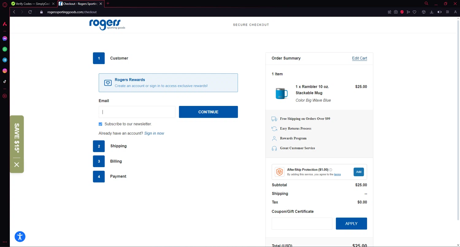 Rogers Sporting Goods Promo Codes - $15 Off Coupons in August 2024 ...