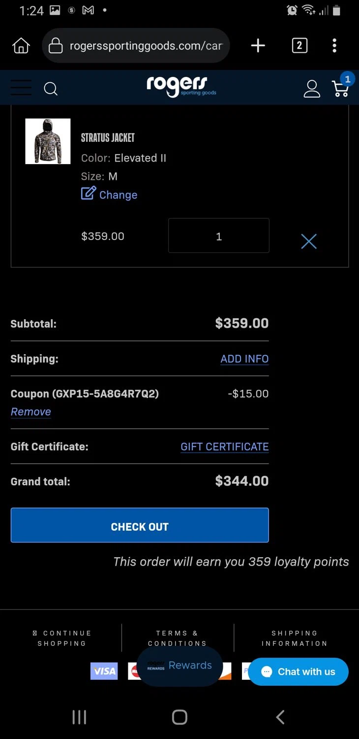 Rogers Sporting Goods Promo Codes - $15 Off | November 2024