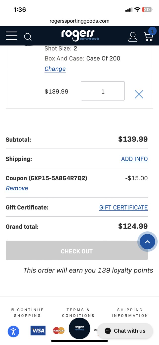 Rogers Sporting Goods Promo Codes - $15 Off | October 2024