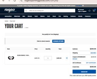 Rogers Sporting Goods Promo Codes - 20% Off Oct 2025