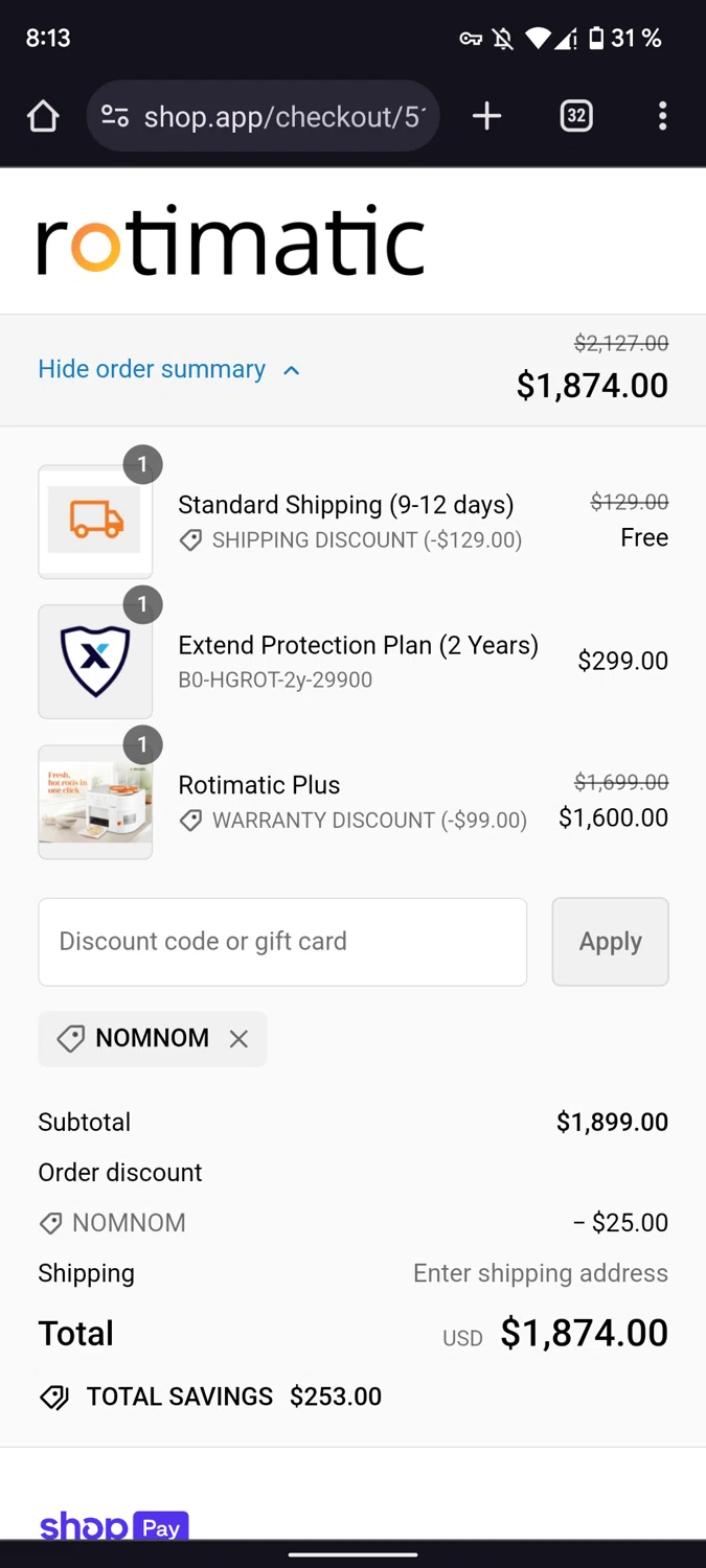Rotimatic Promo Codes – 10% Off | June 2024