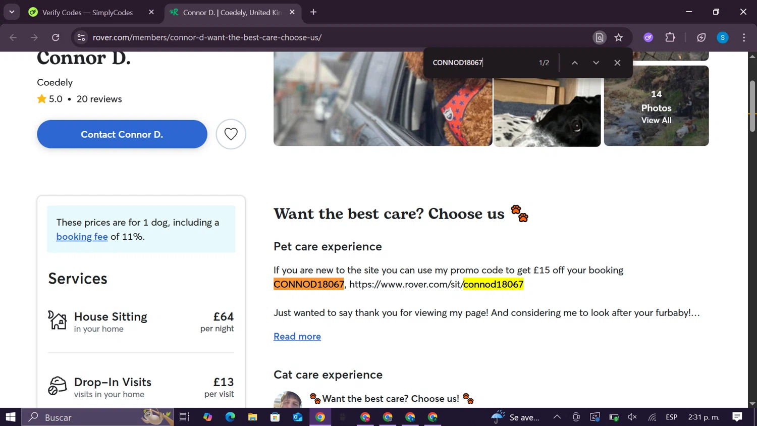 Rover Promo Codes (3 Verified) - $20 Off w/Code Nov 2025