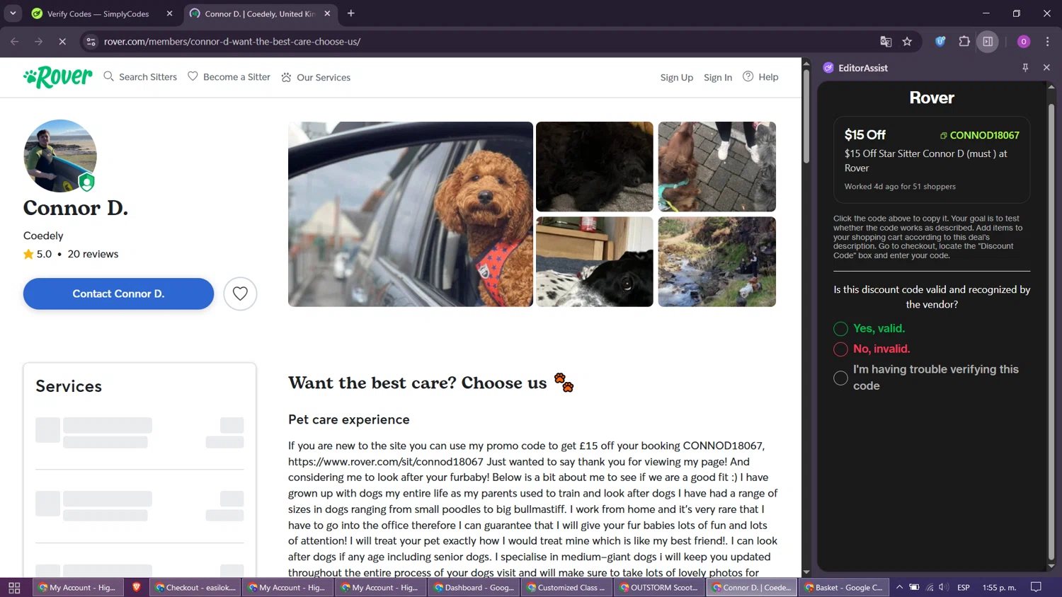 Rover Promo Codes (3 Verified) - $20 Off w/Code Nov 2025