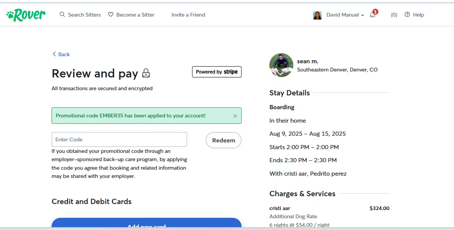 Rover Promo Codes (6 Verified) - $35 Off w/Code Sep 2025