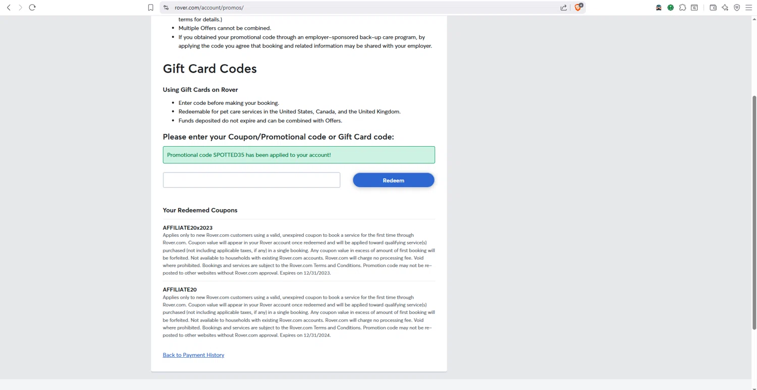Rover Promo Codes (2 Verified) - $40 Off w/Code Sep 2025