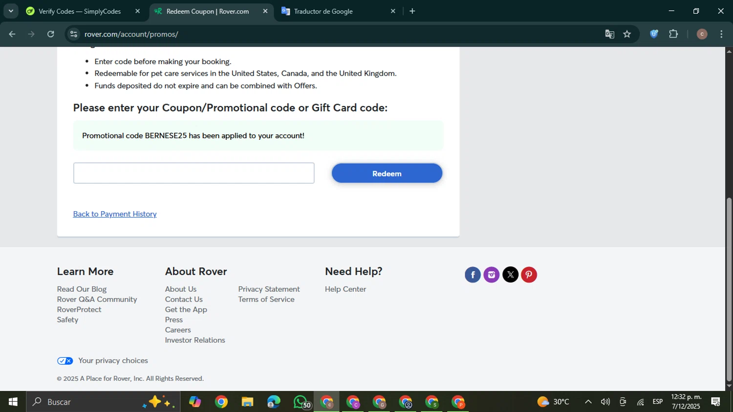 Rover Promo Codes - $35 Off (2 Verified) Dec 2025