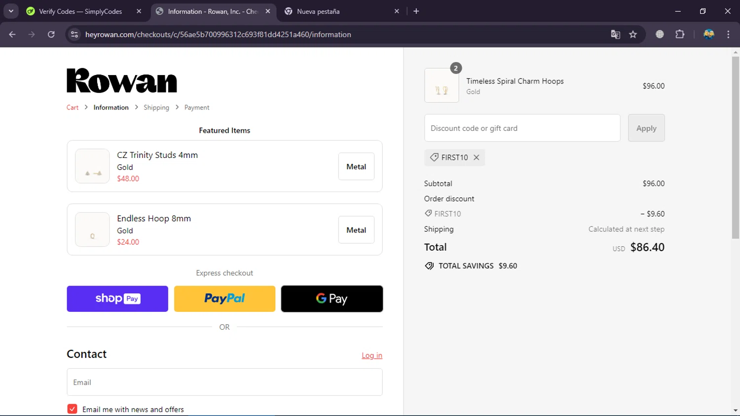 Rowan Discount Codes & Black Friday 2024 Deals - 20% Off