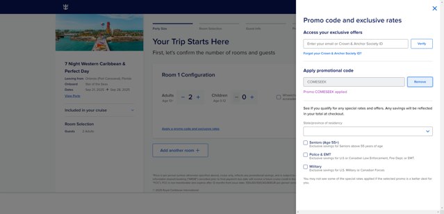 Royal Caribbean Promo Codes (6 Verified) - 10% Off Aug 2025