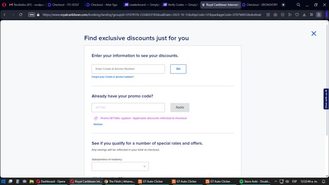 Royal Caribbean Promo Codes - $25 Off | November 2024