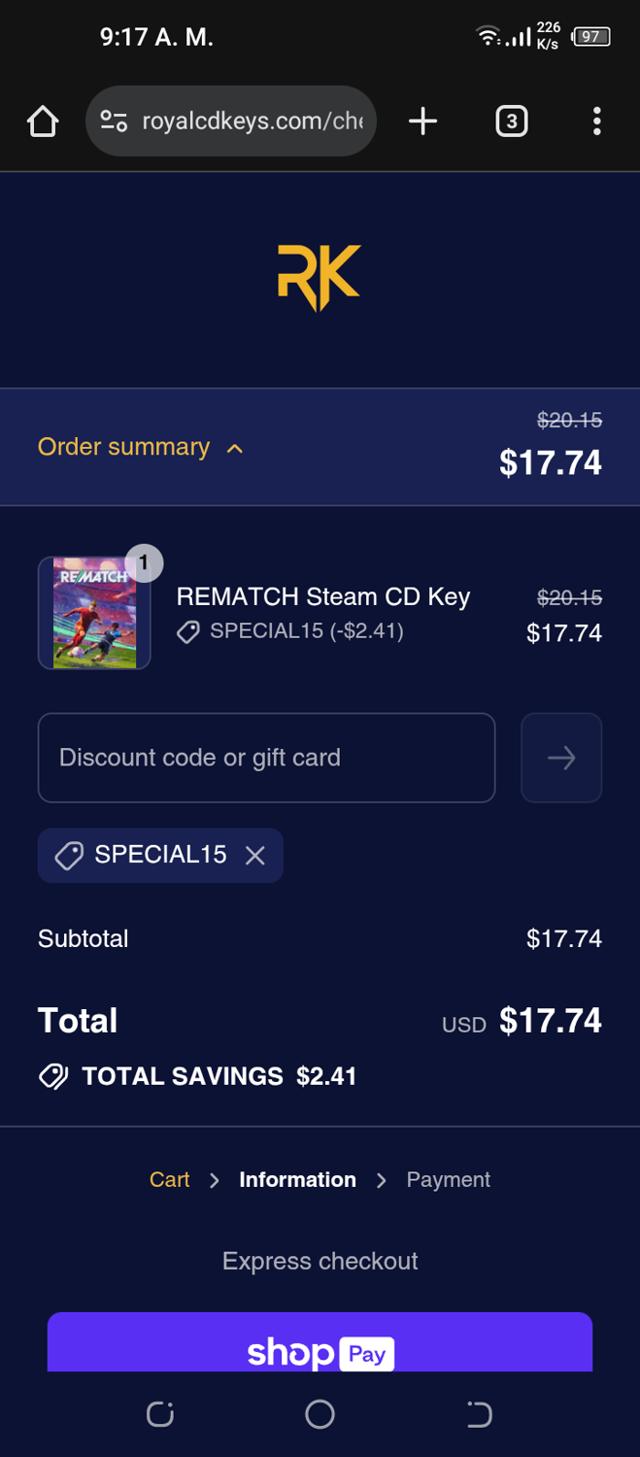 RoyalCDKeys Promo Codes - 15% Off Coupons Oct 2025