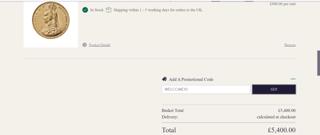 The Royal Mint Promo Codes - 10% Off Coupons Oct 2025