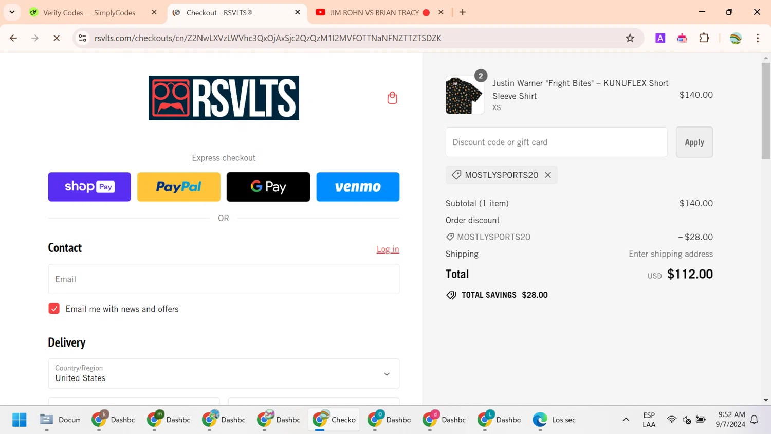 RSVLTS Coupon Codes - 20% Off | October 2024