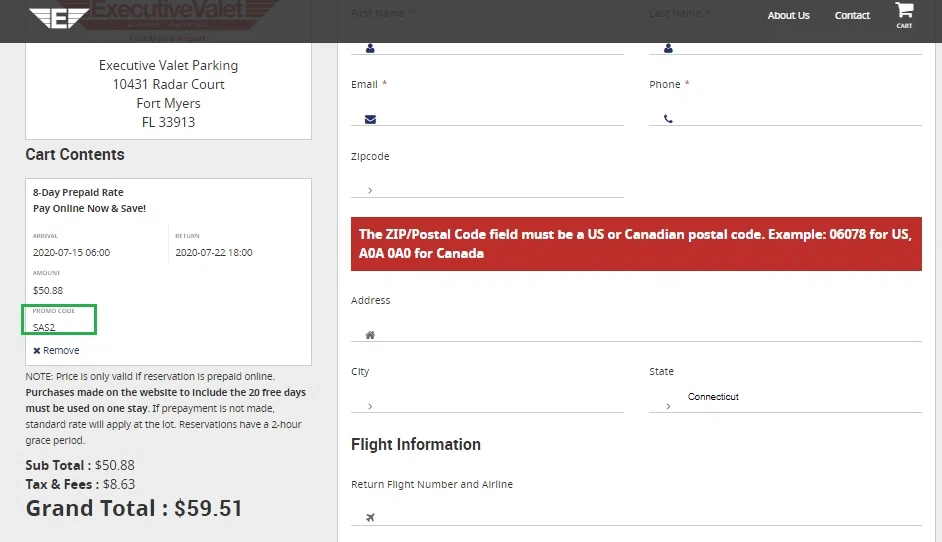 RSW Airport Parking Promo Code - 20% Off Apr 2026