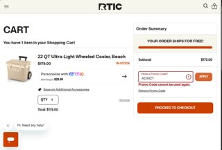 RTIC Outdoors Promo Codes - 10% Off Coupons Sep 2025