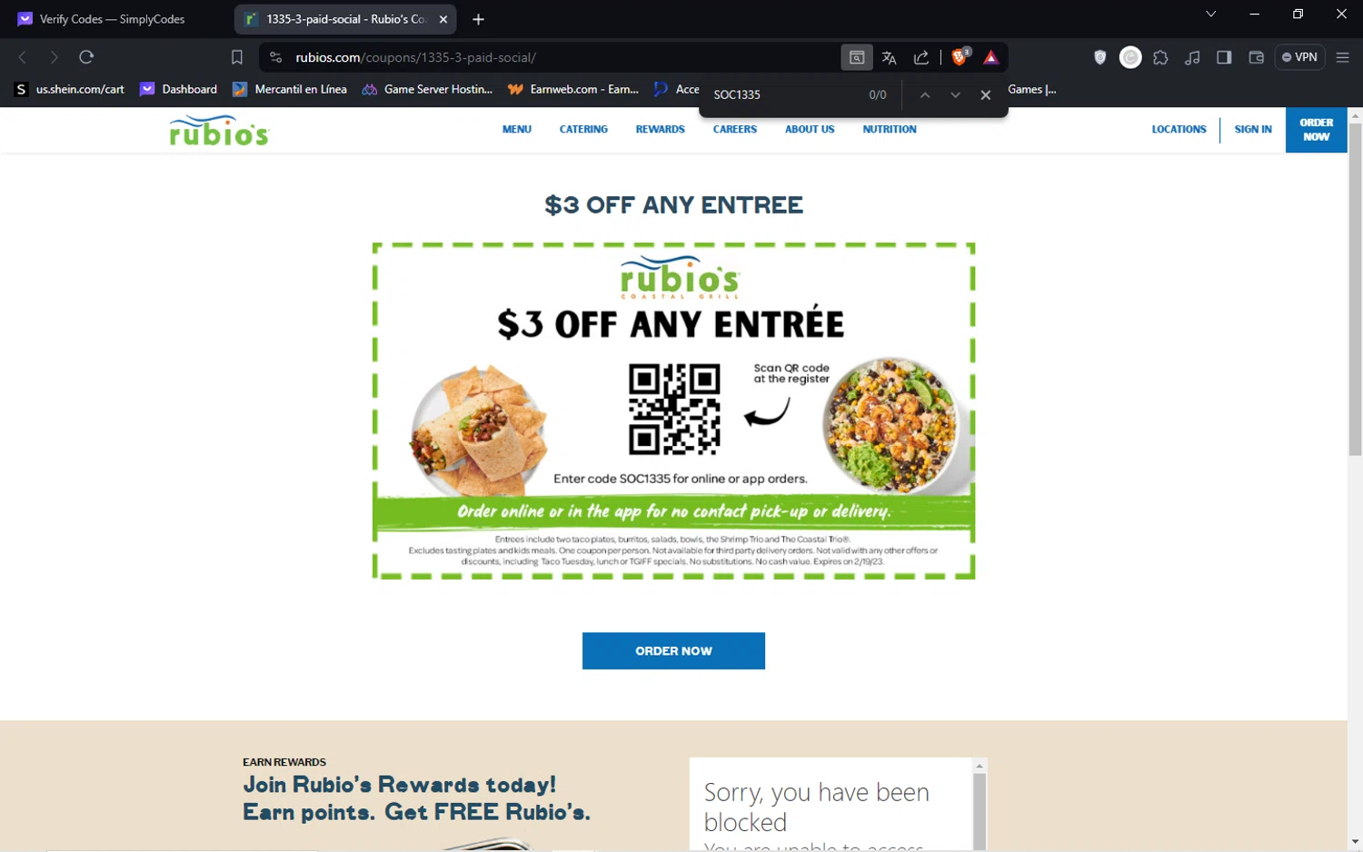 Rubio's Coupon Codes - $20 Off Coupons Jan 2025