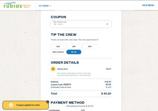Rubio's Discount Codes - $5 Off (1 Verified) Jul 2025