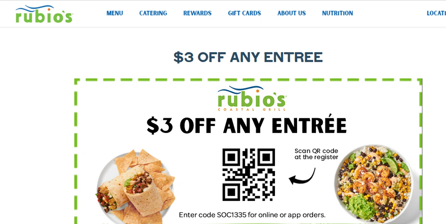 Rubio's Coupon Codes - $5 Off | November 2024