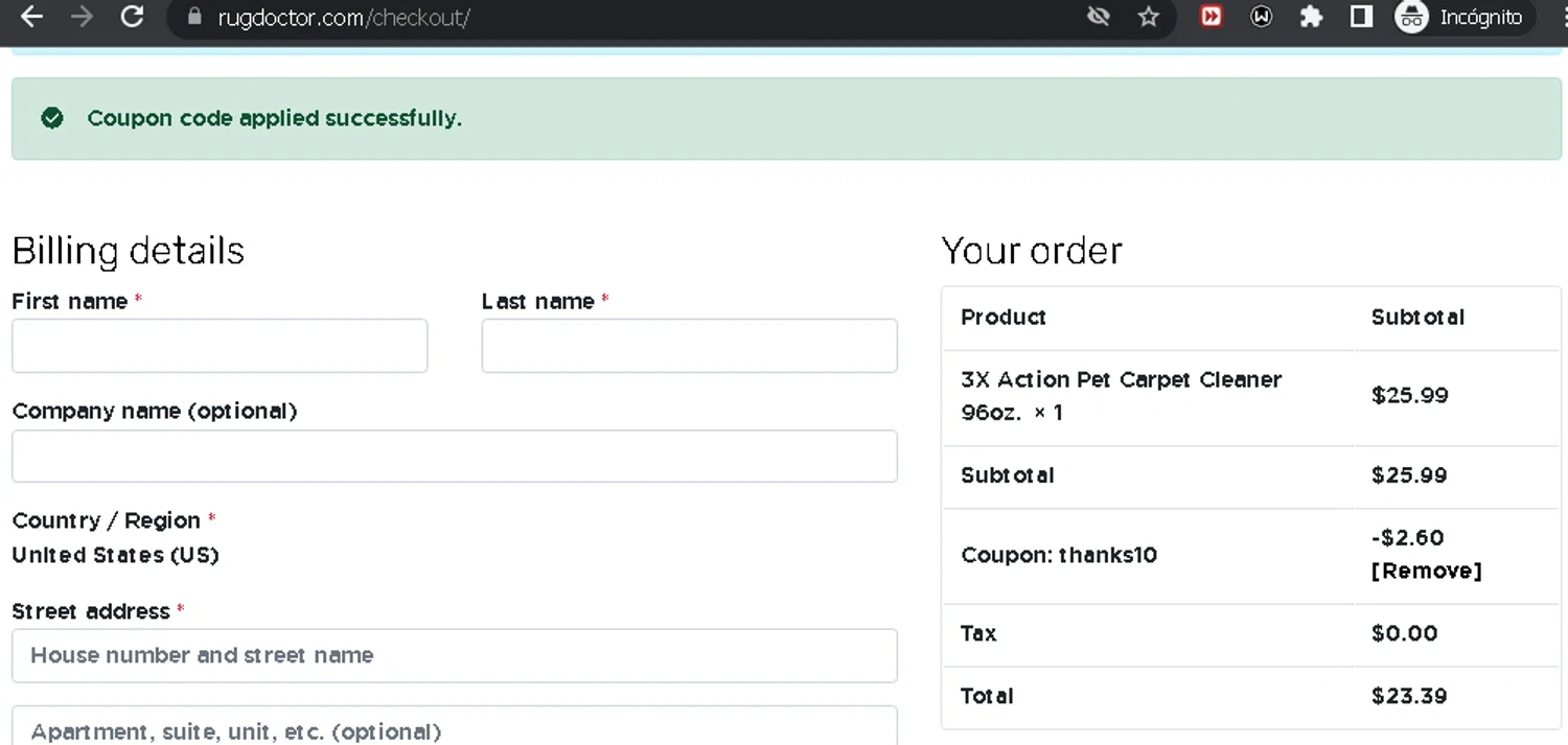 Rug Doctor Coupons - 10% Off | January 2025