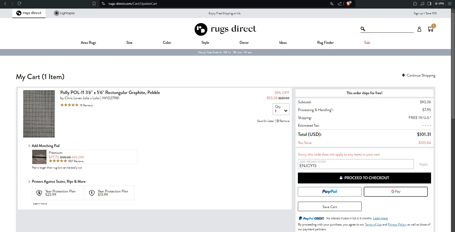 Rugs Direct Promo Codes - 15% Off | September 2024