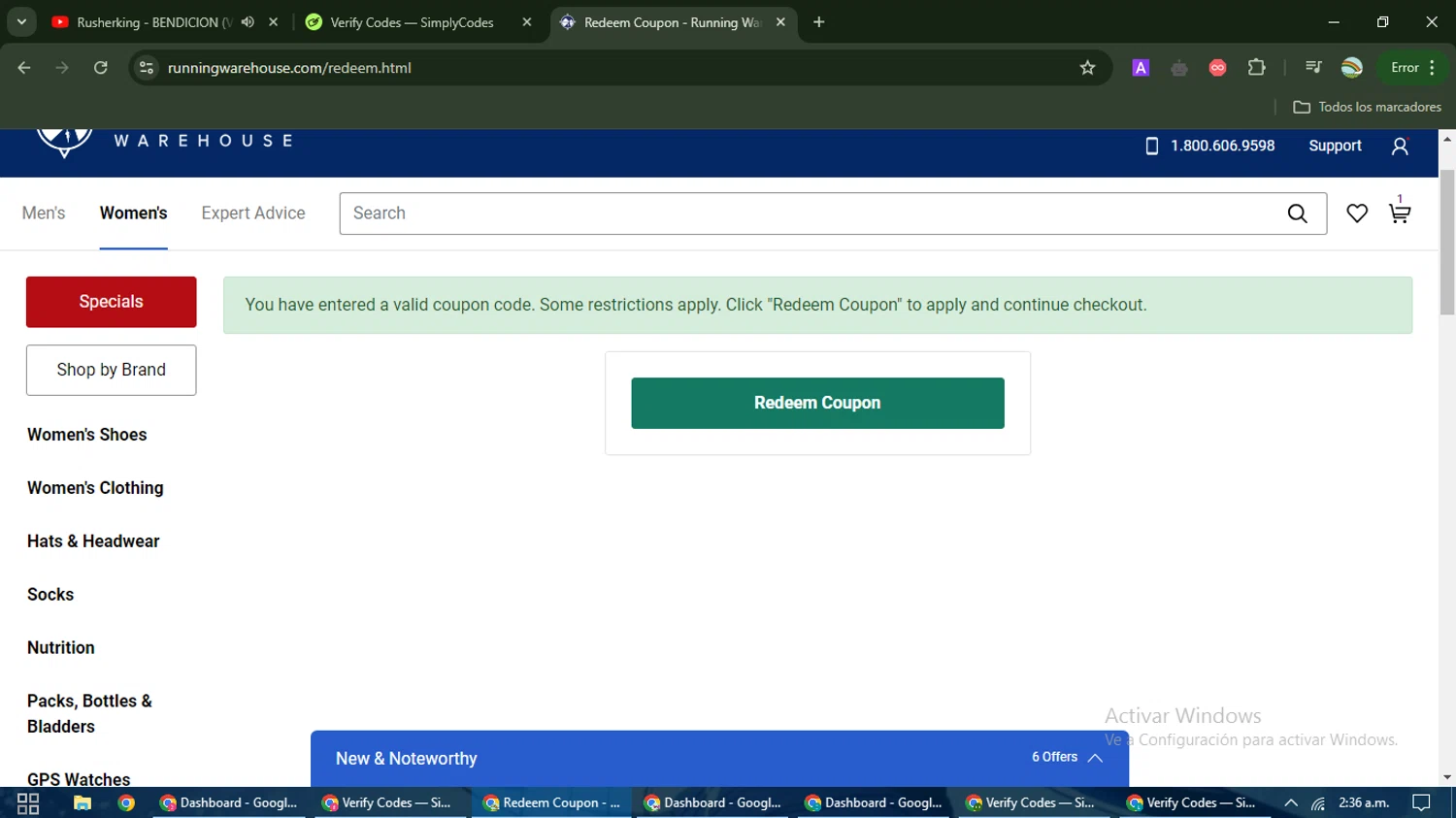 Running Warehouse Coupon Codes - up to 20% Off | November 2024