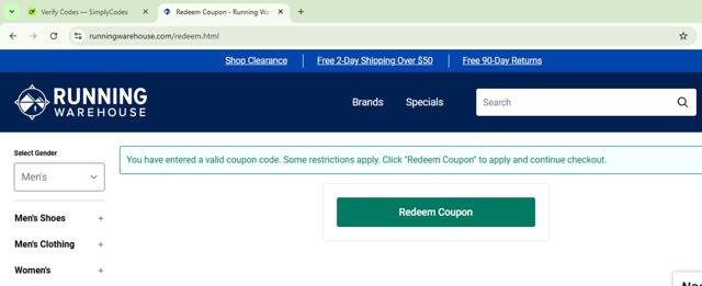 Running Warehouse Promo Code (3 Verified) - 10% Off Oct 2025