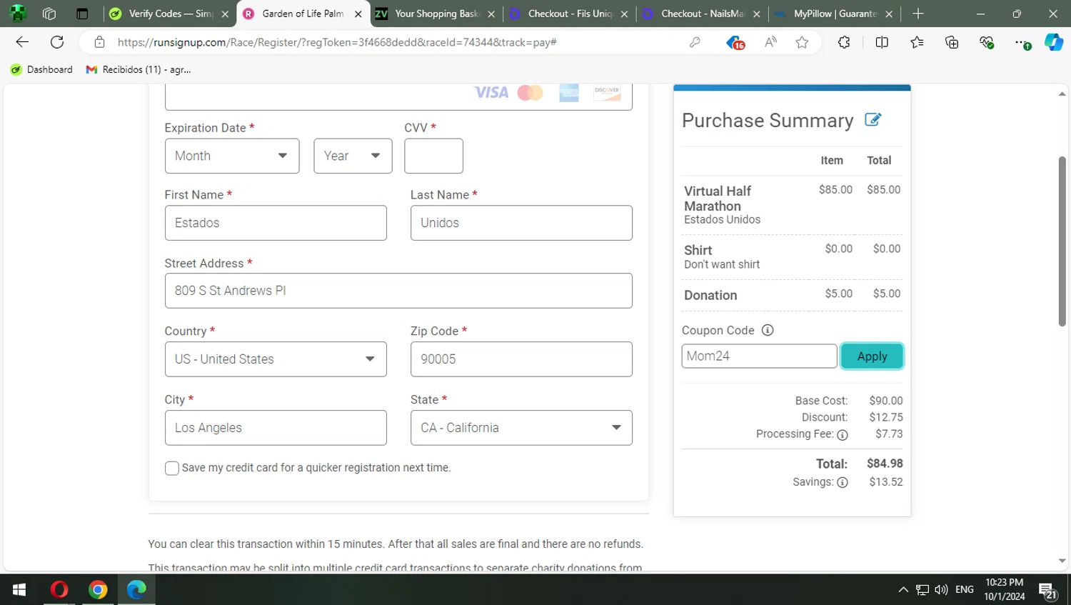 RunSignUp Coupon Codes - $5 Off | October 2024
