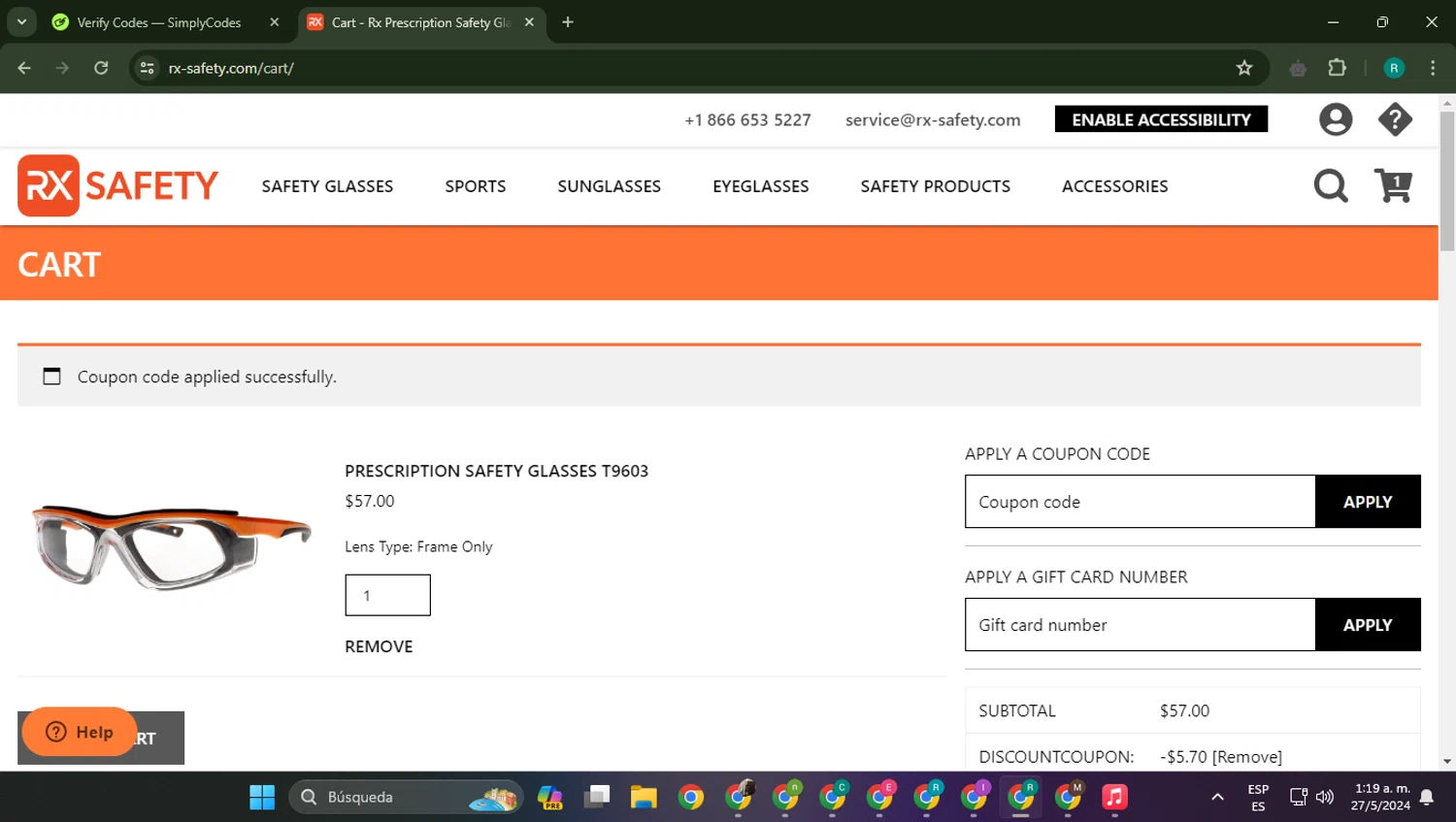 Rx-Safety Promo Codes - 20% Off | January 2025