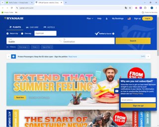 Ryanair Promo Codes - 15% Off | November 2024