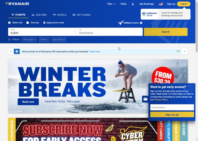 Ryanair Promo Codes - 20% Off Coupons Mar 2025