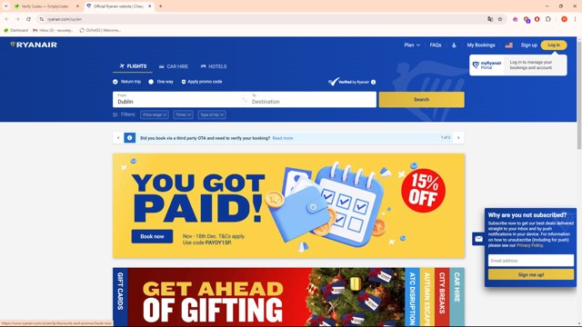 Ryanair Promo Codes - 20% Off Coupons Mar 2025