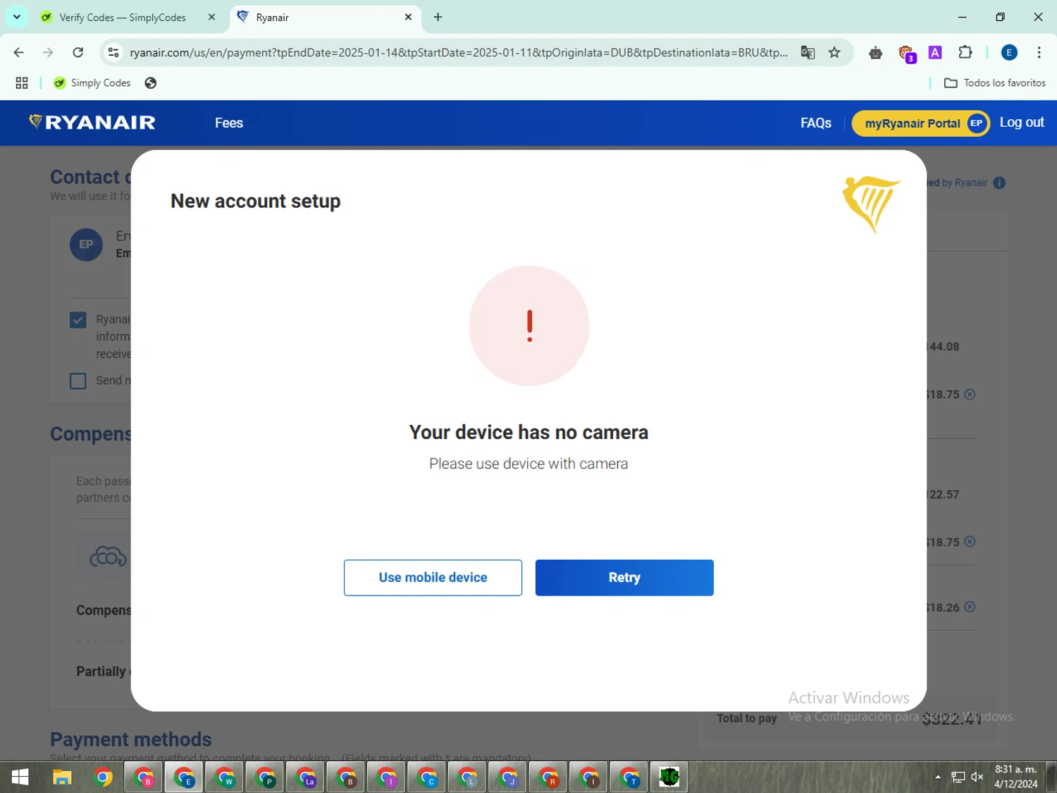 Ryanair Promo Codes - 40% Off | December 2024