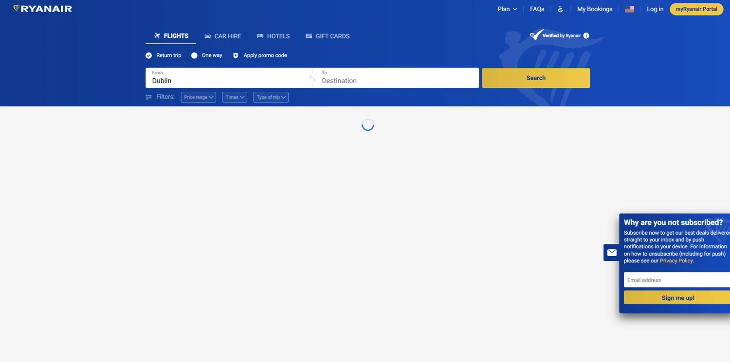 Ryanair Promo Codes - 15% Off Coupons November 2025