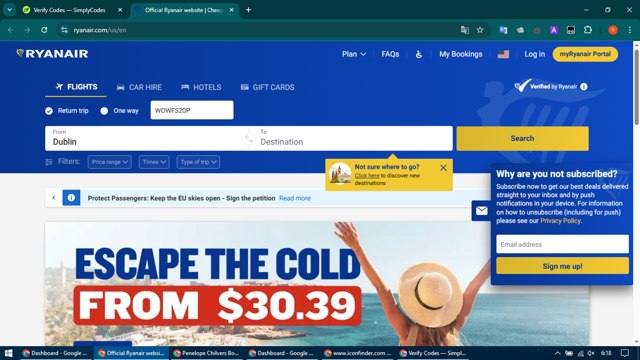 Ryanair Promo Codes - 15% Off Coupons Sep 2025