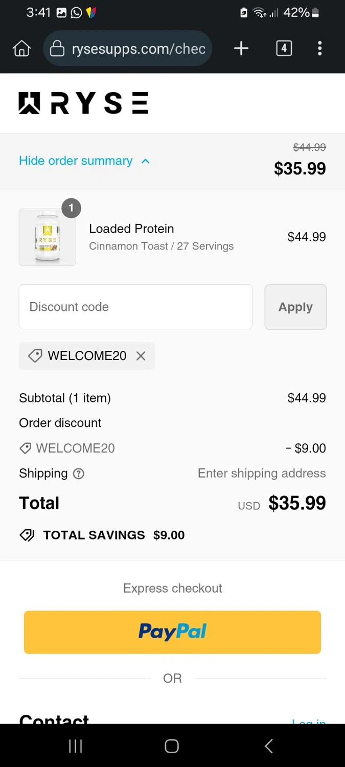 Ryse Supplements Discount Codes - 20% Off | September 2024