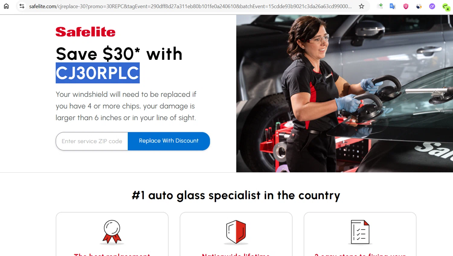 Safelite Discount Codes - 25% Off (9 Verified) Sep 2025