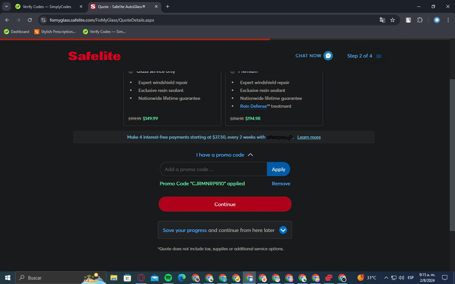 Safelite Promo Codes - $15 Off | September 2024