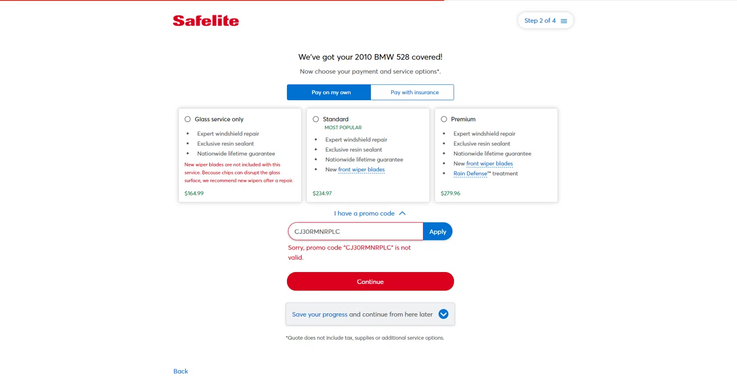 Safelite Discount Codes - $45 Off (5 Verified) May 2025