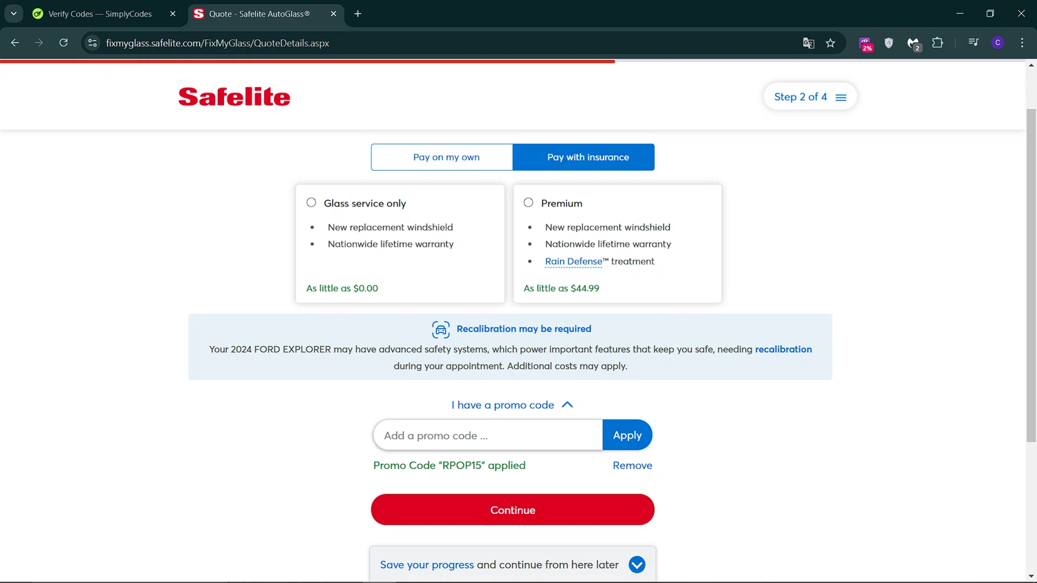 Safelite Promo Codes - $30 Off | September 2024