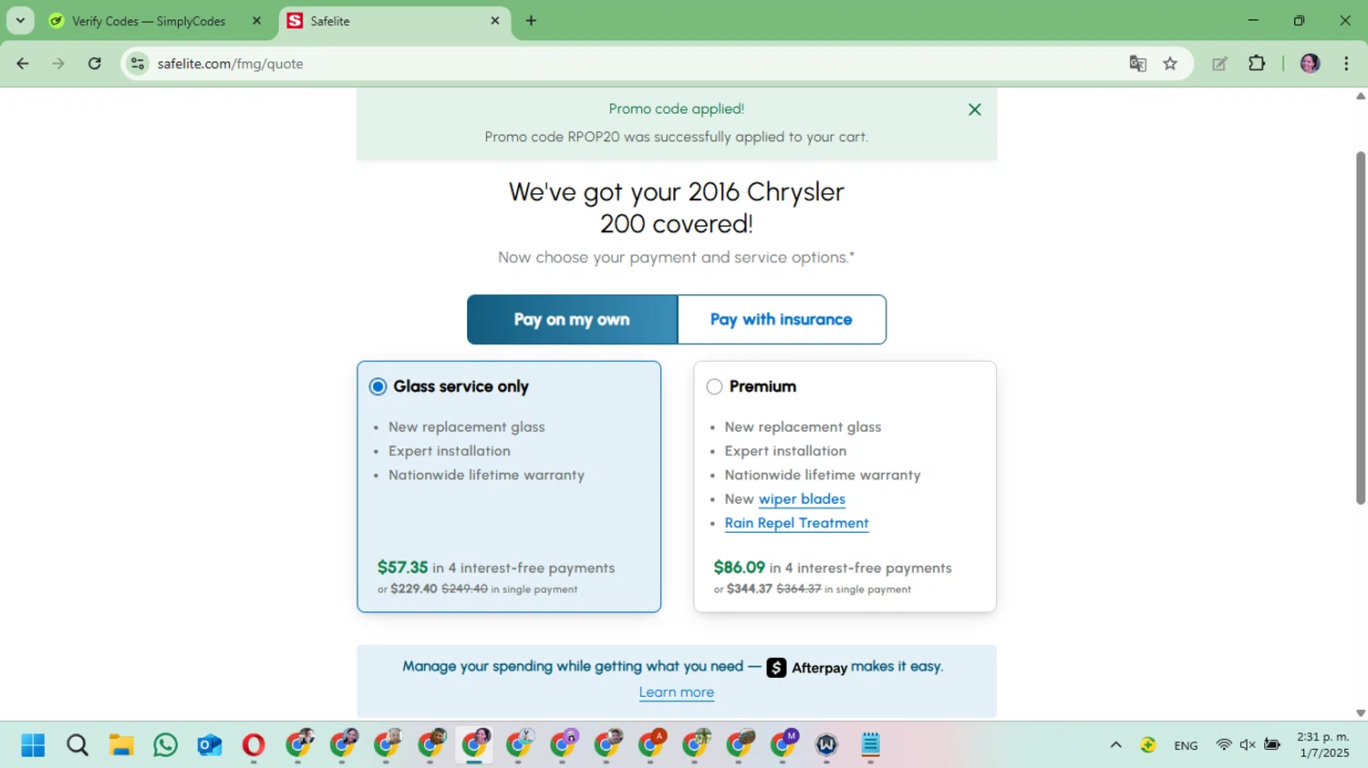 Safelite Promo Codes - 25% Off (10 Verified) Sep 2025