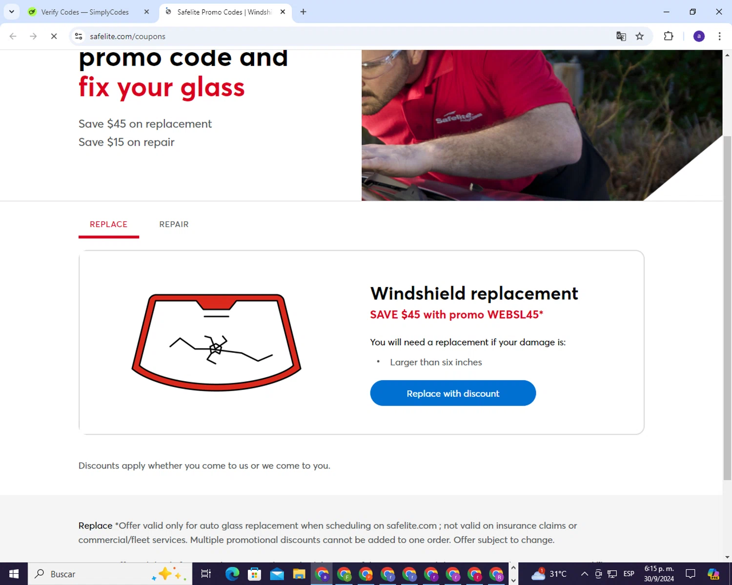 Safelite Promo Codes - $80 Off | November 2024