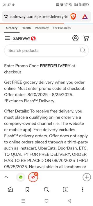 Safeway Discount Codes - $30 Off (2 Verified) Sep 2025