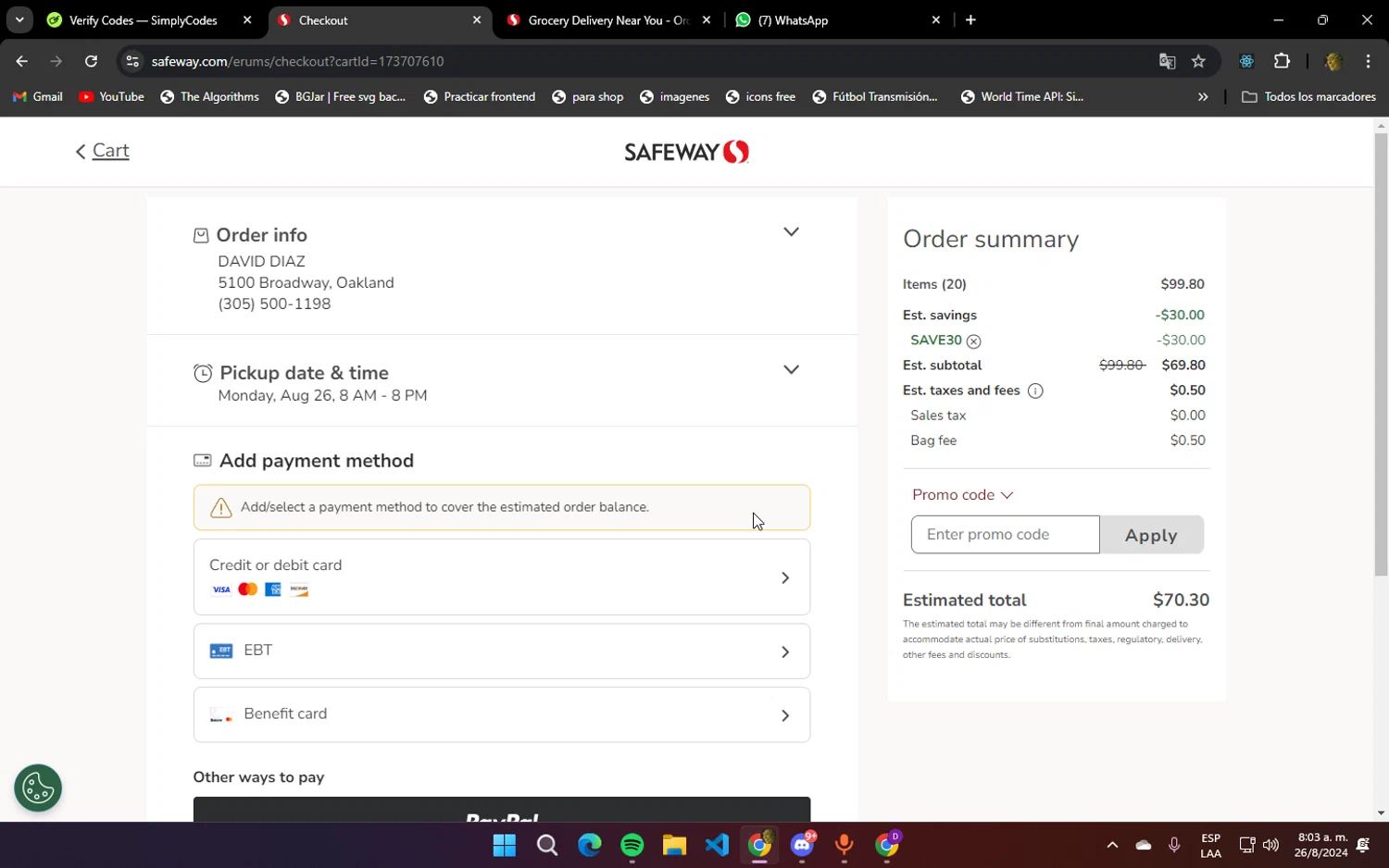 Safeway Promo Codes - $20 Off | October 2024