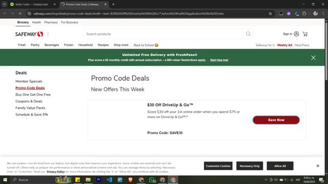 Safeway Discount Codes - $30 Off (2 Verified) Sep 2025