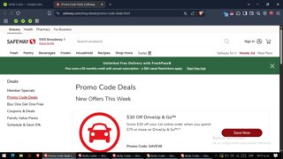 Safeway Discount Codes - $30 Off (4 Verified) Jun 2025